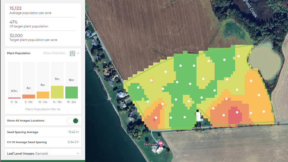 Maximizing Yield Potential with Rapid Stand Count Analysis - Taranis